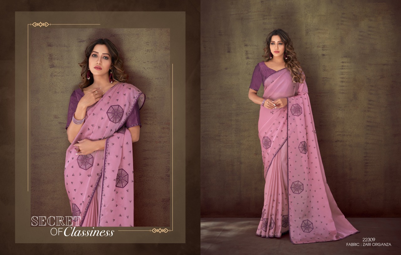 SAHRISH 22300 SERIES CATCHY LOOK SAREE CATALOG
