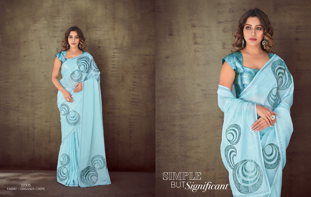 SAHRISH 22300 SERIES CATCHY LOOK SAREE CATALOG