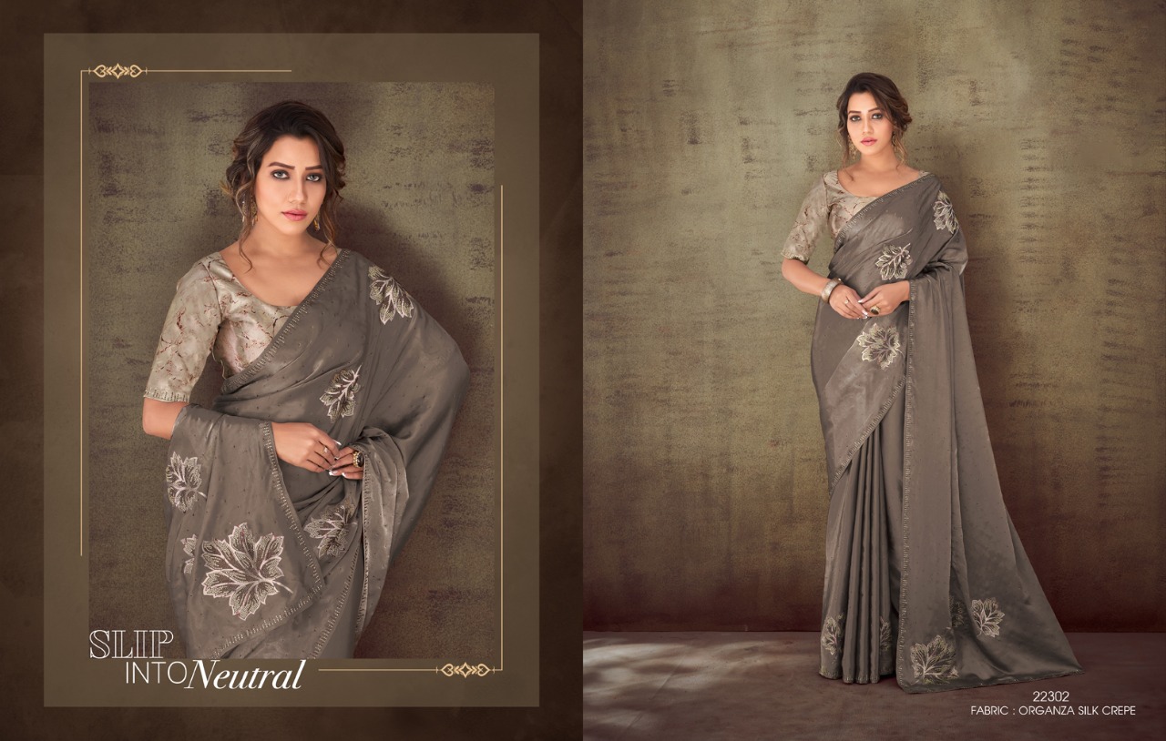 SAHRISH 22300 SERIES CATCHY LOOK SAREE CATALOG