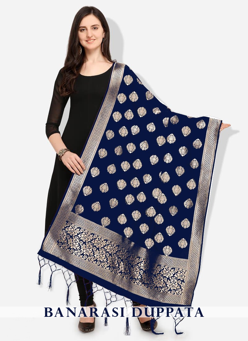 Buy SILK JACQUARD FENCY DUPATTA CATALOG at Low Prices - Akhand Wholesale