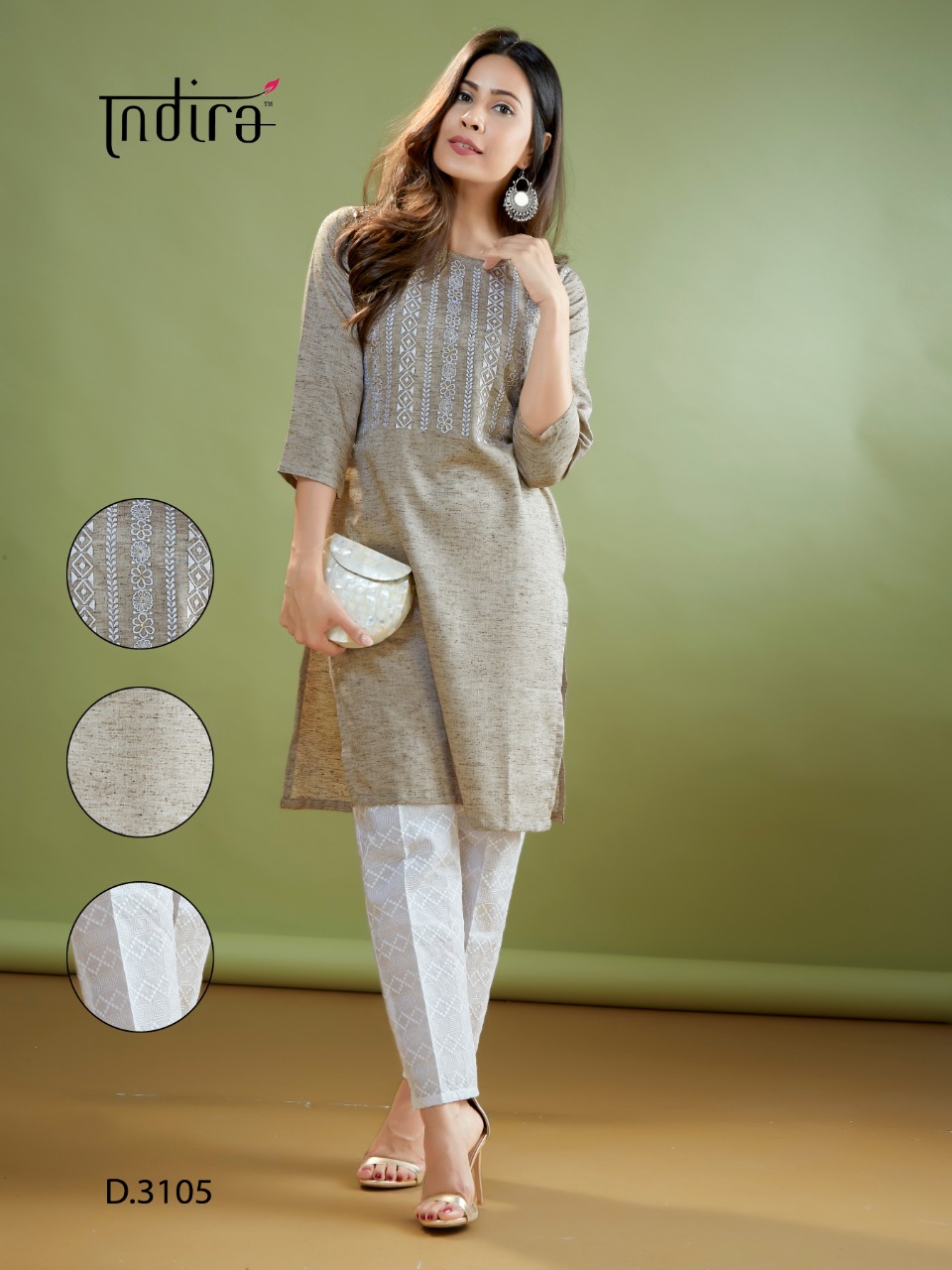 Buy Indira Apparels the spring 3101-3106 series 4590 + 5% Gst Extra ...