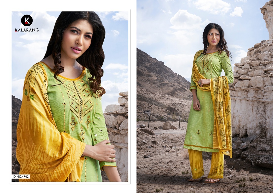 Buy kalarang maira 741-744 Series 3196 + 5% GSt Extra fancy designer ...