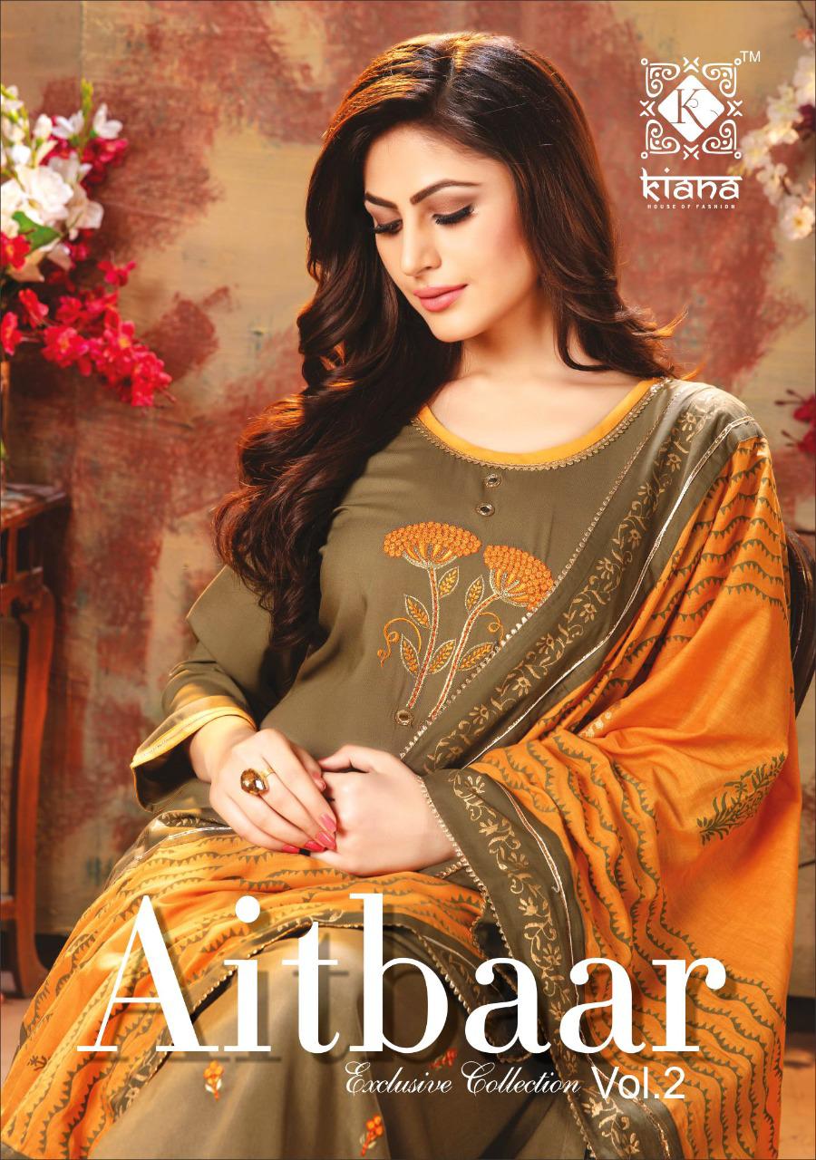 Buy Kiana Aitbaar Vol 2 01-08 series 8800 + 5% Gst Extra Designer ...