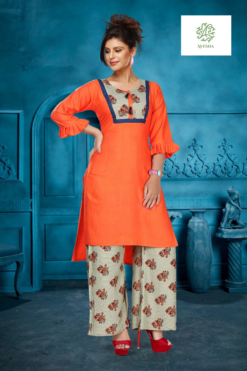 Buy Lavnya ayesha 001-006 Series 2910 + 5% GSt Extra rayon printed top ...