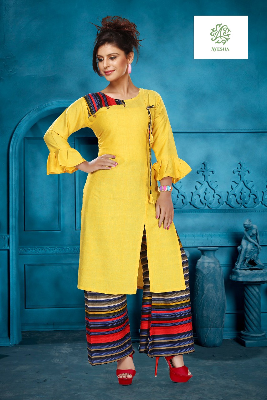 Buy Lavnya ayesha 001-006 Series 2910 + 5% GSt Extra rayon printed top ...