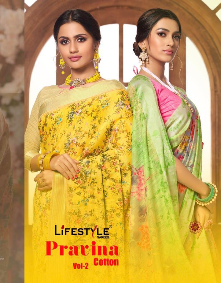 Buy lifestyle pravina cotton vol 2 001-006 Series 6780 + 5% GSt Extra ...