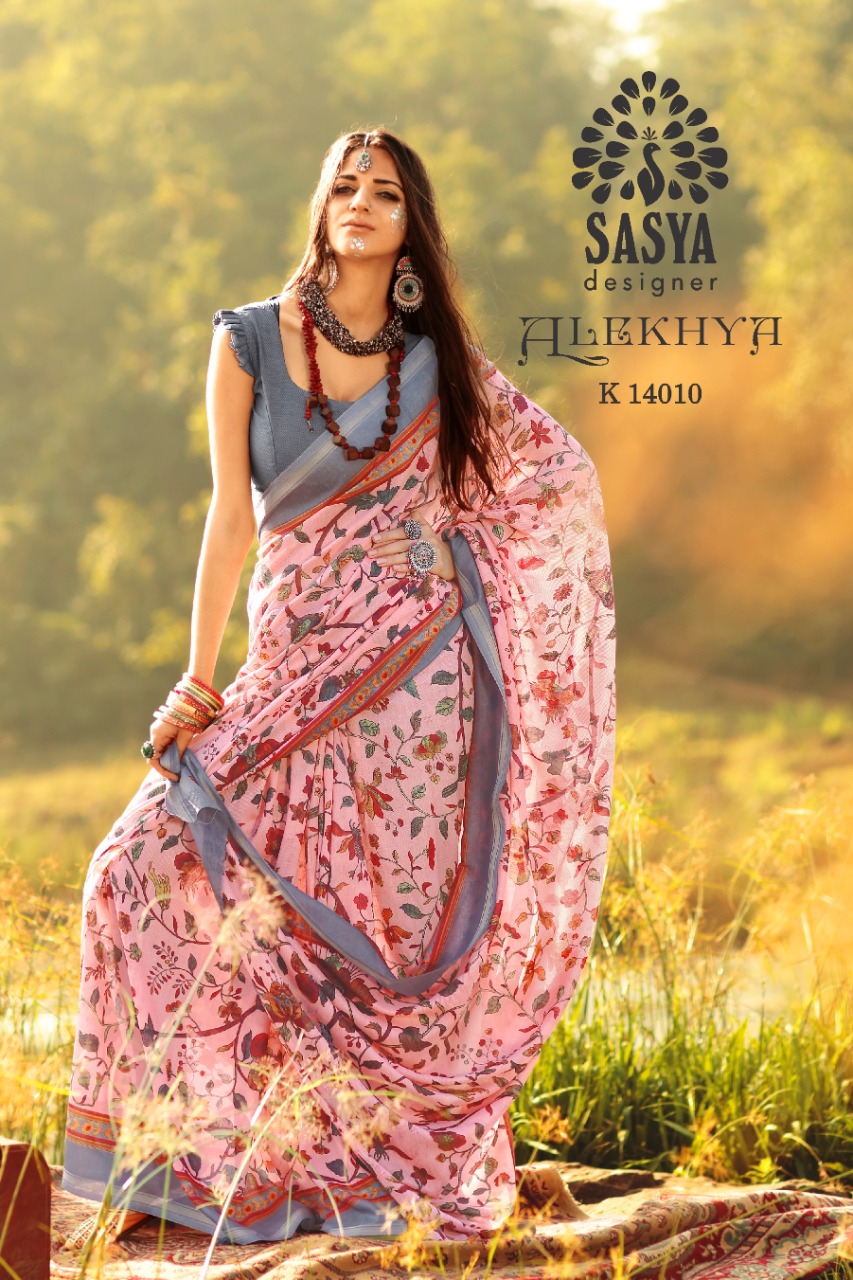 Buy Sasya Designer Alekhya 14001-14010 Series 5990 + 5% GSt Extra ...